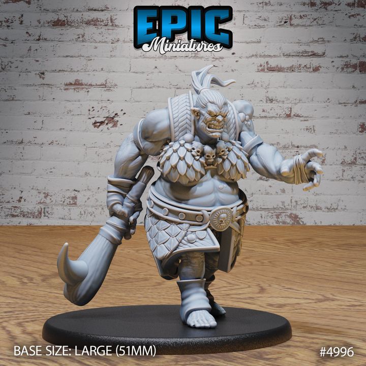 3D Printable Orog Female Set / Orc Warrior / Cave Beast / Evil Troll Army / Forest Monster ...